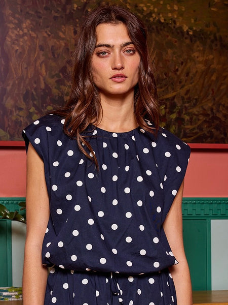 Dottie Top – Vintage Charm